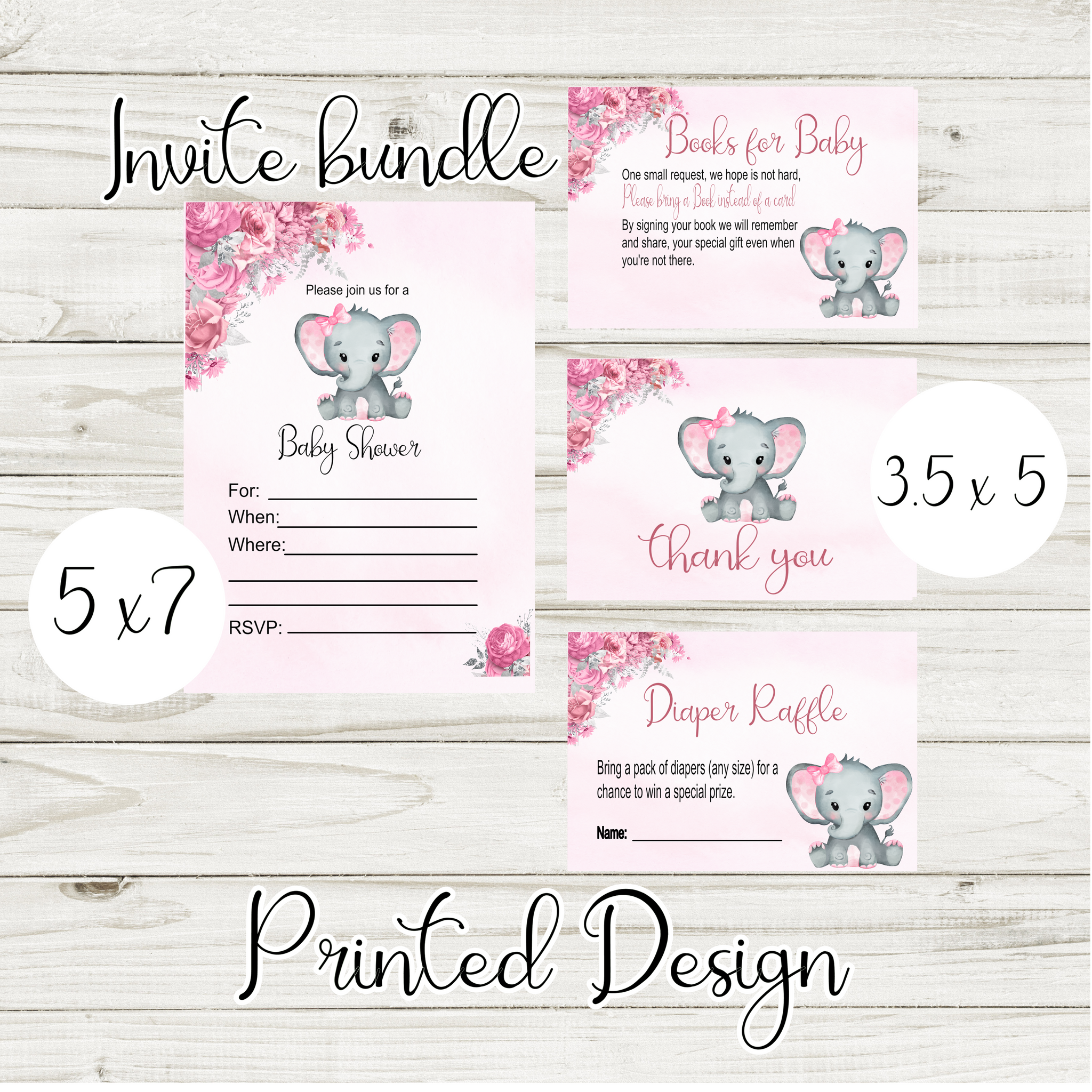 Elephant Baby Shower Name Cards Blue Baby Elephant Baby Shower 5